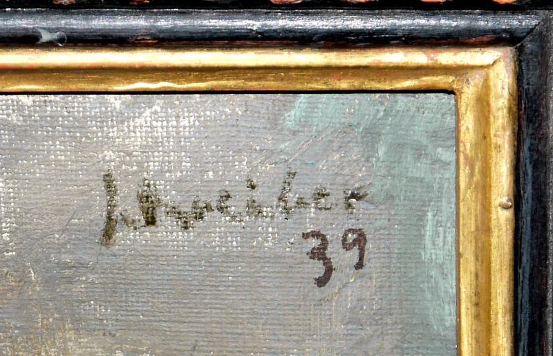 Richard Schreiber, „Meine Frau“, Ölgemälde von 1939, gerahmt - auctions ...