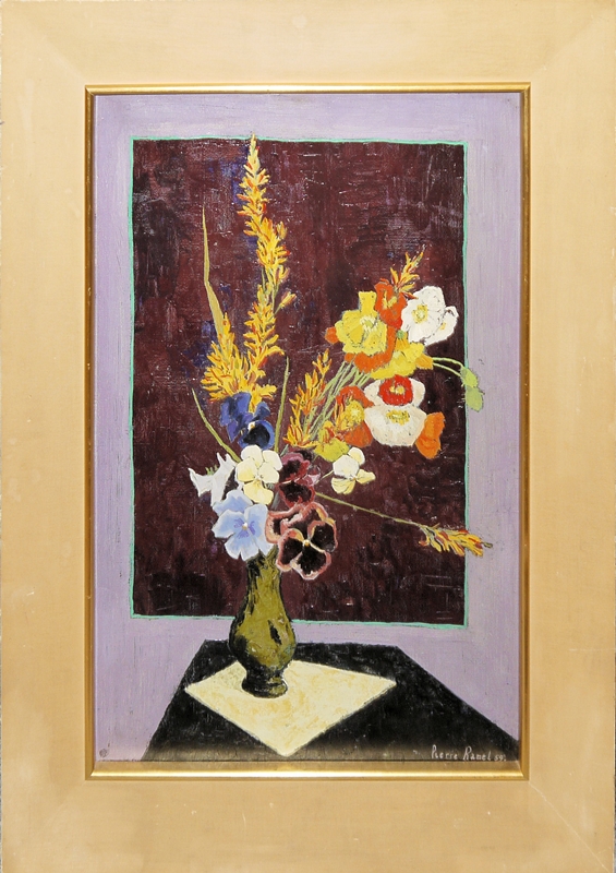 Pierre Ramel, Blumenstillleben mit - auctions & price archive