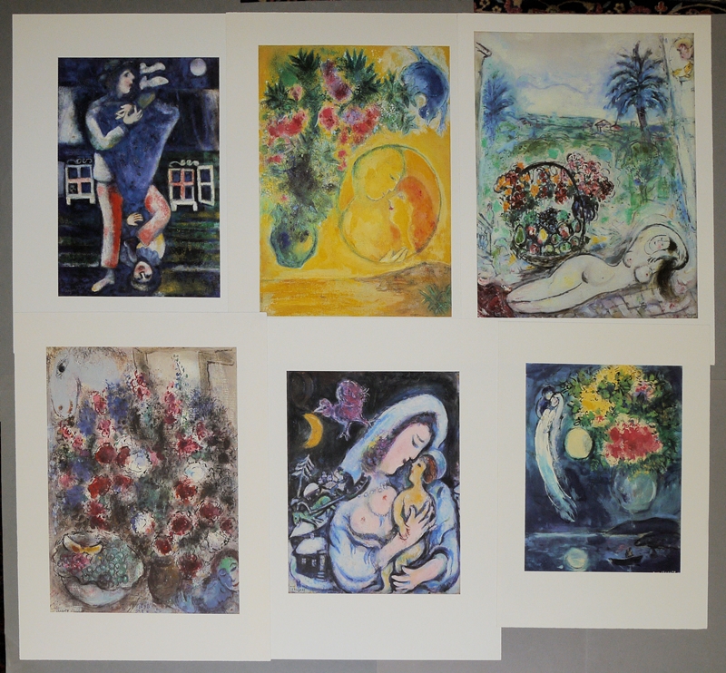 0036-Marc Chagall, 6 Granolithographien, verlagsfrisch, o. Rahmen – K&K ...