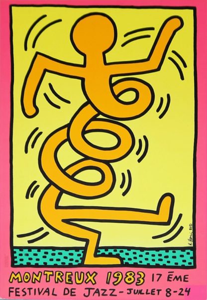 0177-Keith Haring, "Montreux Jazz- Festival 1982", originales ...