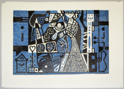0184-Emil Bert Hartwig, "Hippie auf der Kuhblumenwiese" & "Familie", 2 ...